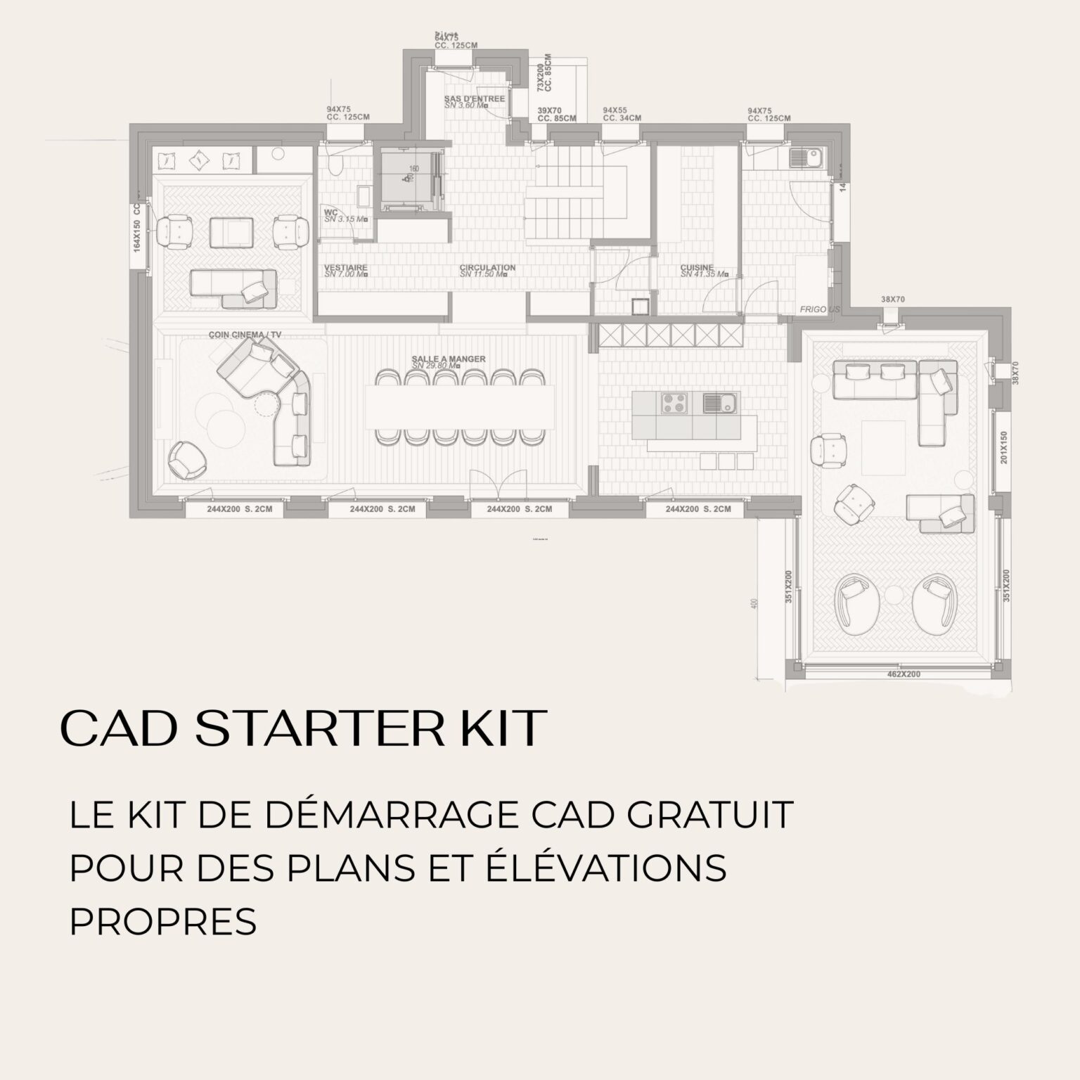 Starter kit CAD – Hi architecture detail